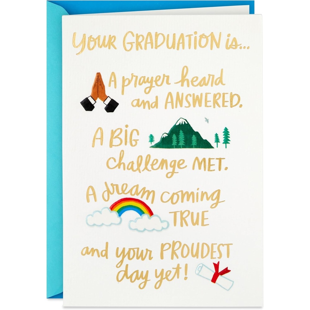 Hallmark Spiritual Graduation Card (A Dream Coming True)(A Dream Coming ...